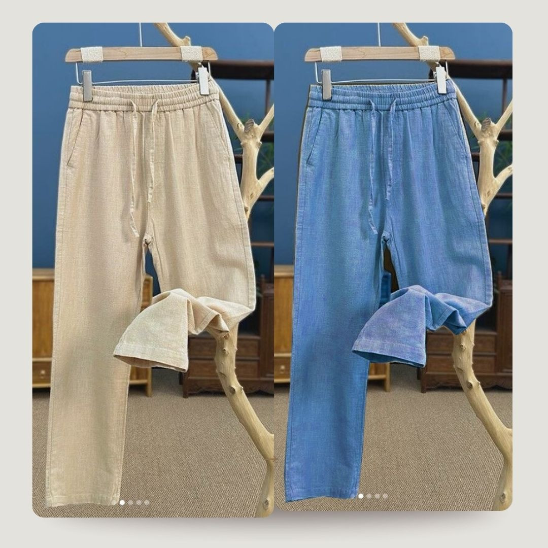 2 Pics Premium Remi Cotton Trouser Combo || 1357